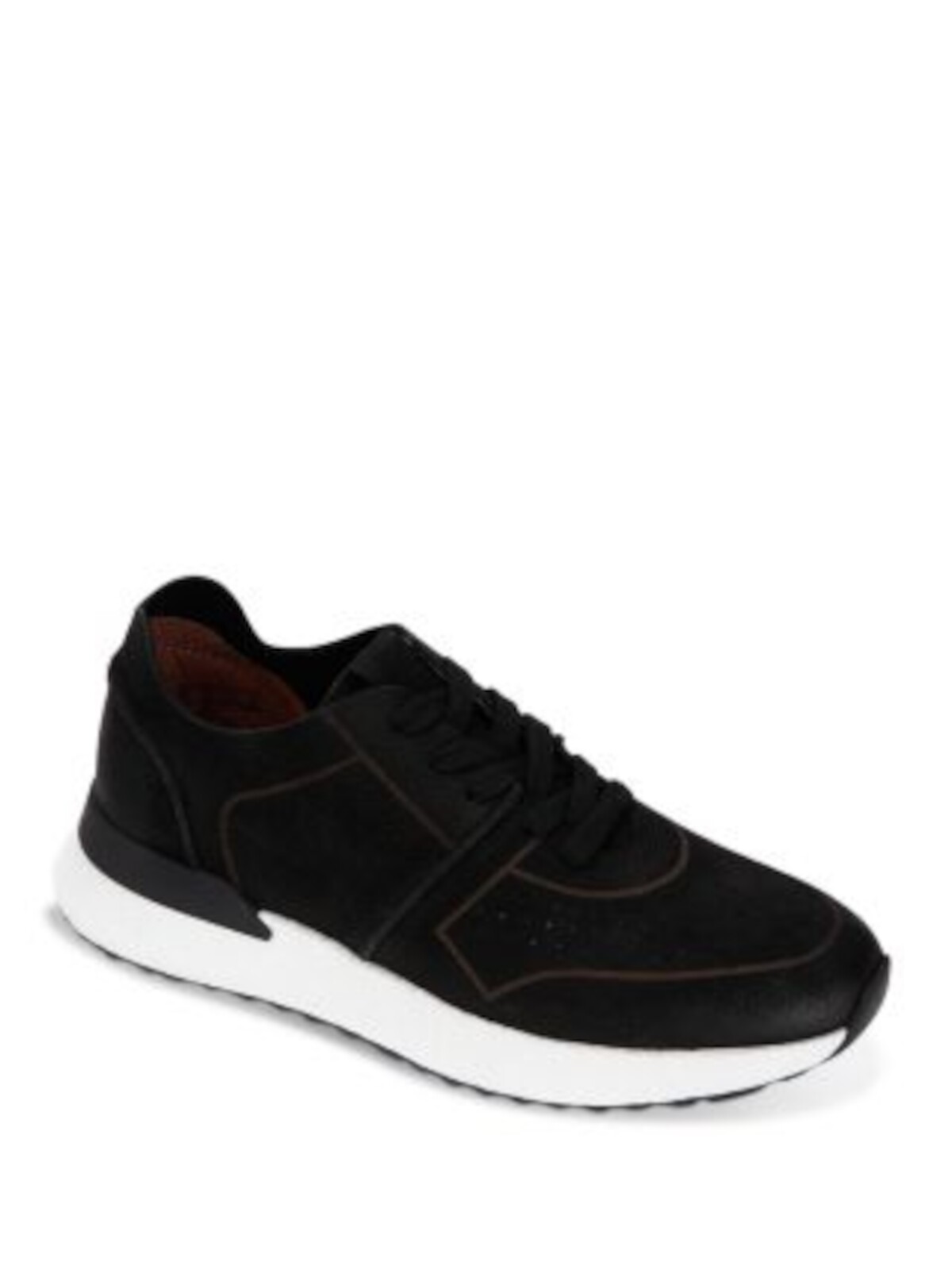 GENTLE SOULS KENNETH COLE Mens Black Laurence Wedge Athletic Sneakers ...
