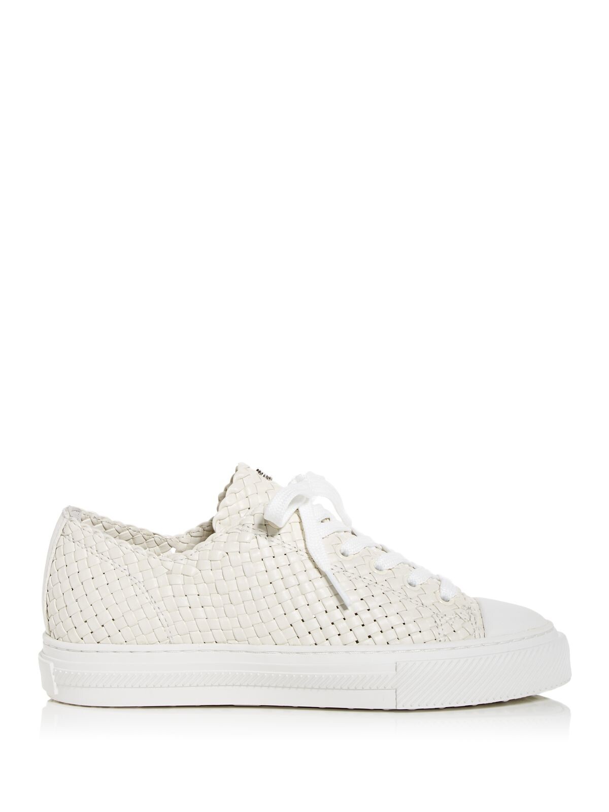 STUART WEITZMAN Womens Ivory Tongue Heel Wova Cap Platform Leather ...