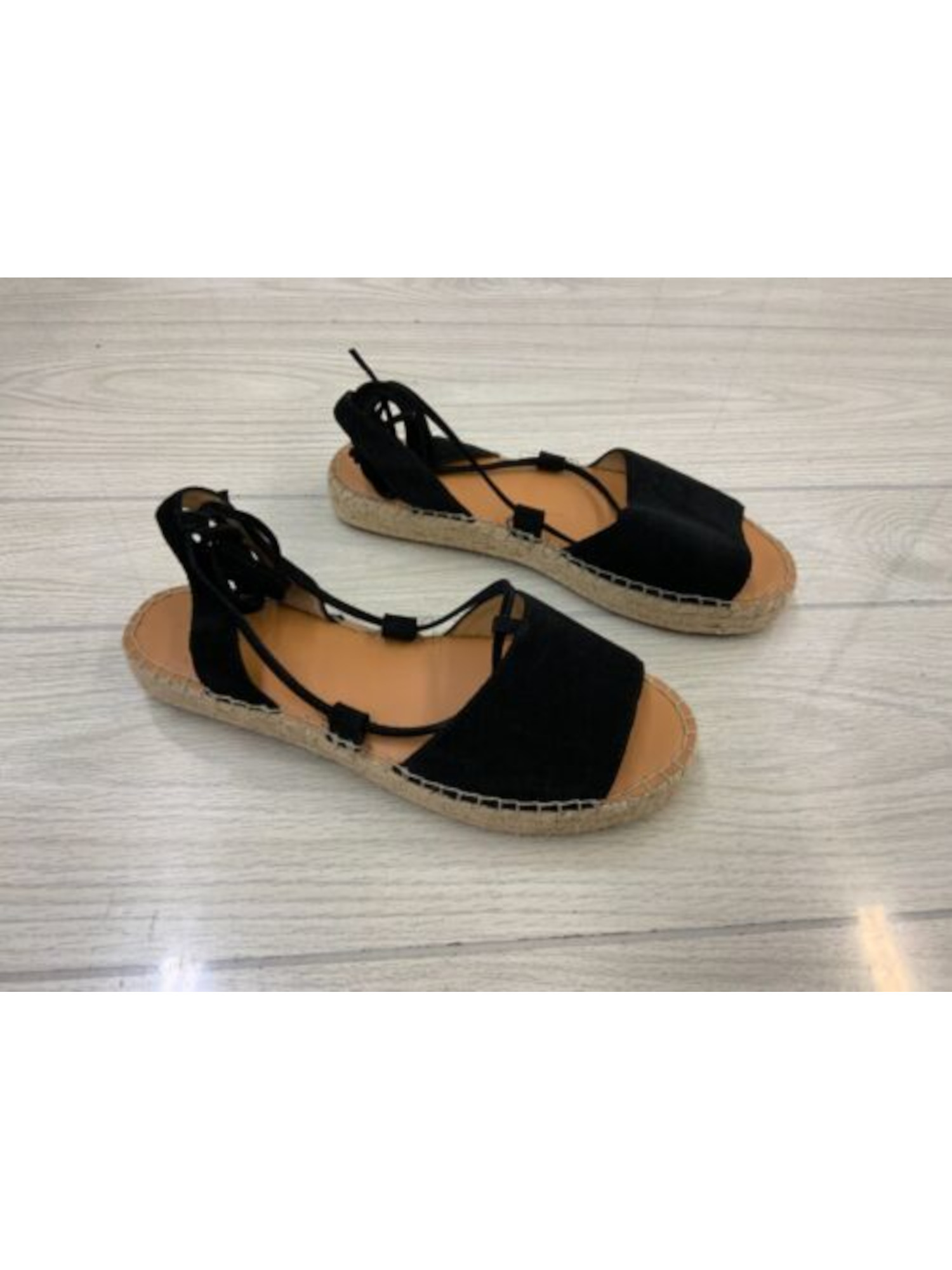 SPLENDID Womens Black Beef Rolled Meredith Platform Leather Espadrille ...